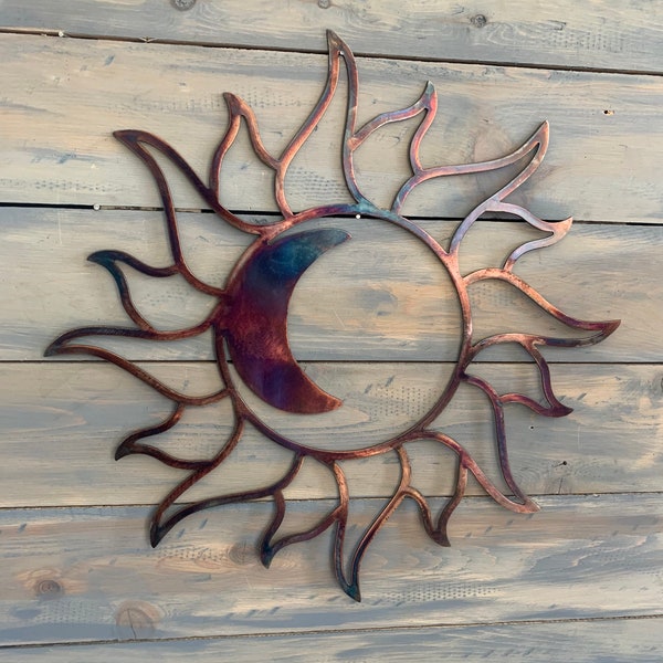 Metal Moon Wall Art - Etsy