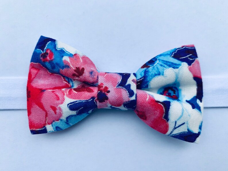 Watercolor Bow Tie. Multi Watercolor Bow Tie. Spring Bow Tie ...