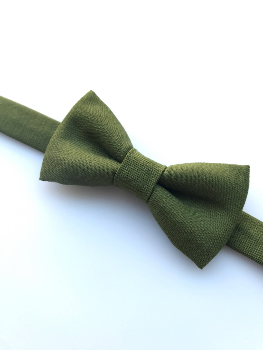 Olive Green Bow Tie. Avocado Bow Tie. Green Bow Tie. - Etsy