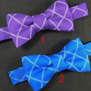 Diamond Pattern Bow Tie. Royal Bluw Bow Tie. Yello Bow Tie. Purple Bow ...
