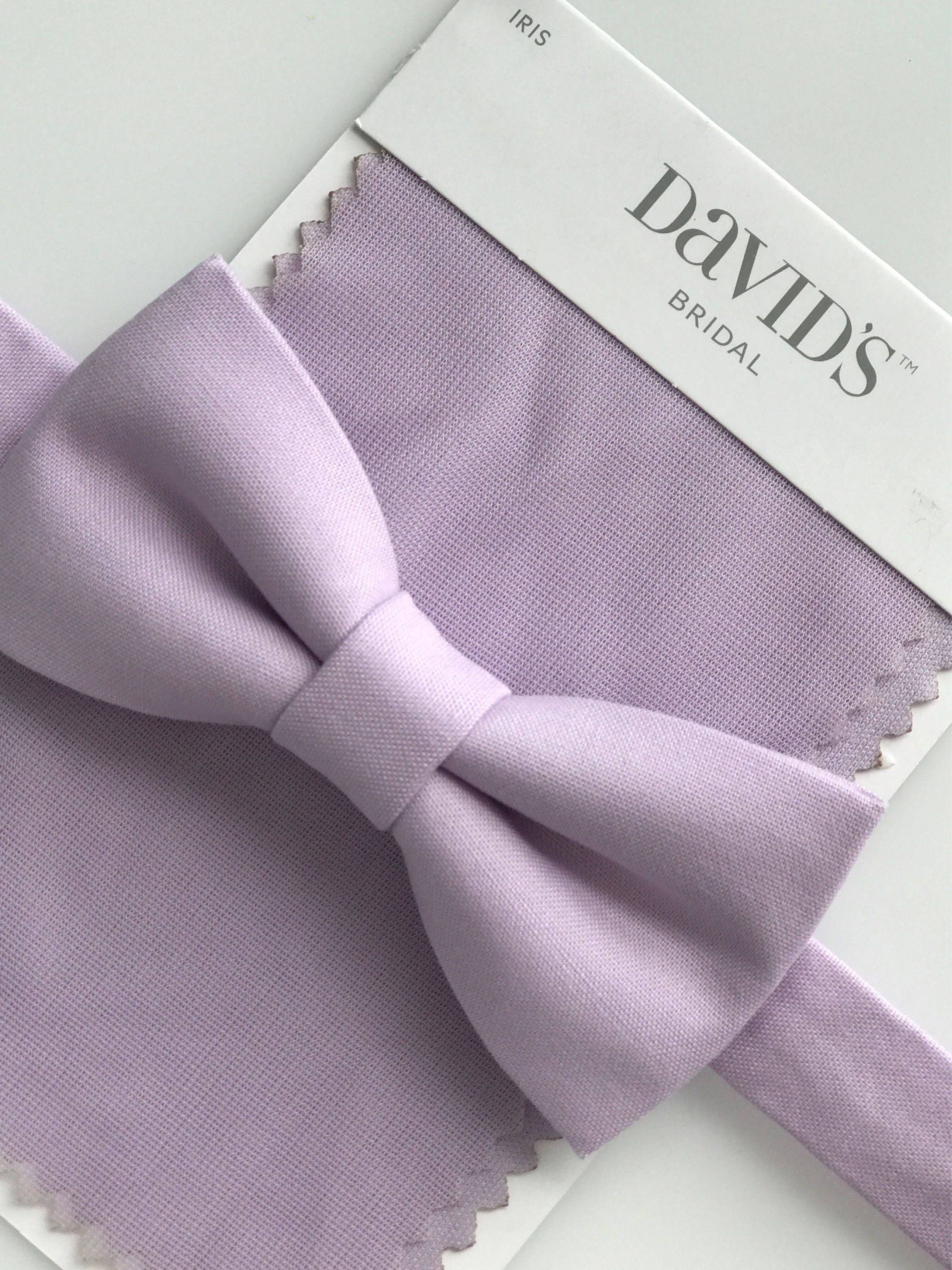 Lilac Bow Tie. Light Purple Bow Tie. Iris Bow Tie. Iris Davids | Etsy