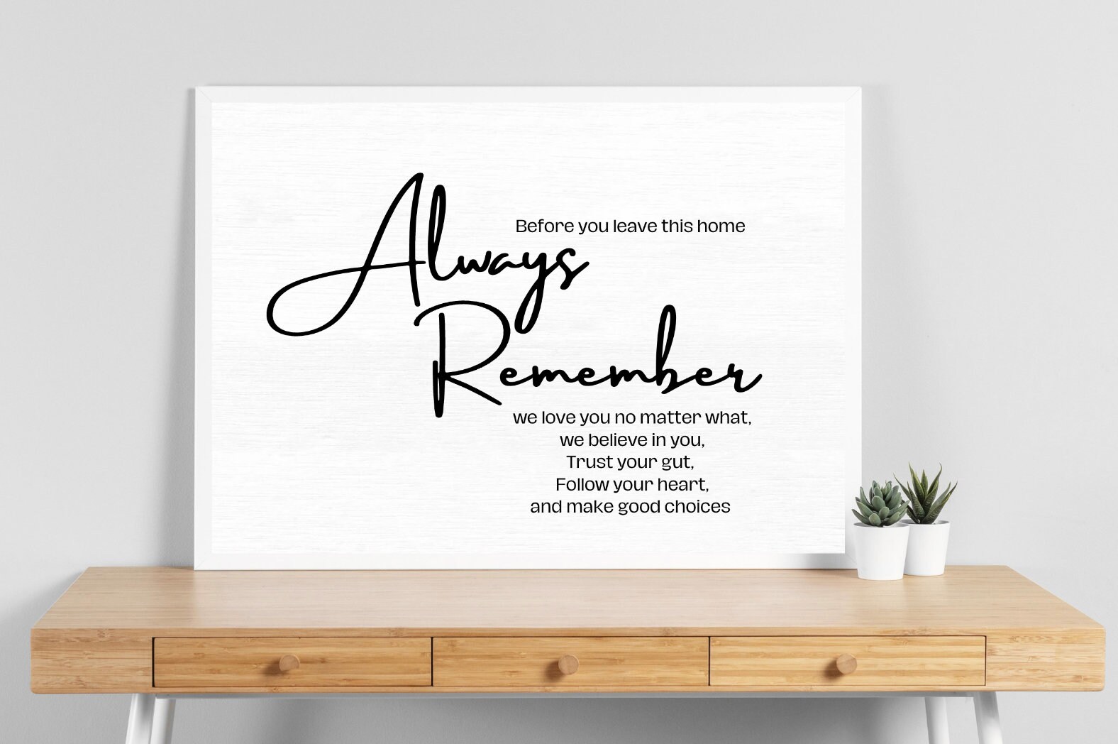 Always Remember Printable Farmhouse Wall Decor Gift Art - Etsy