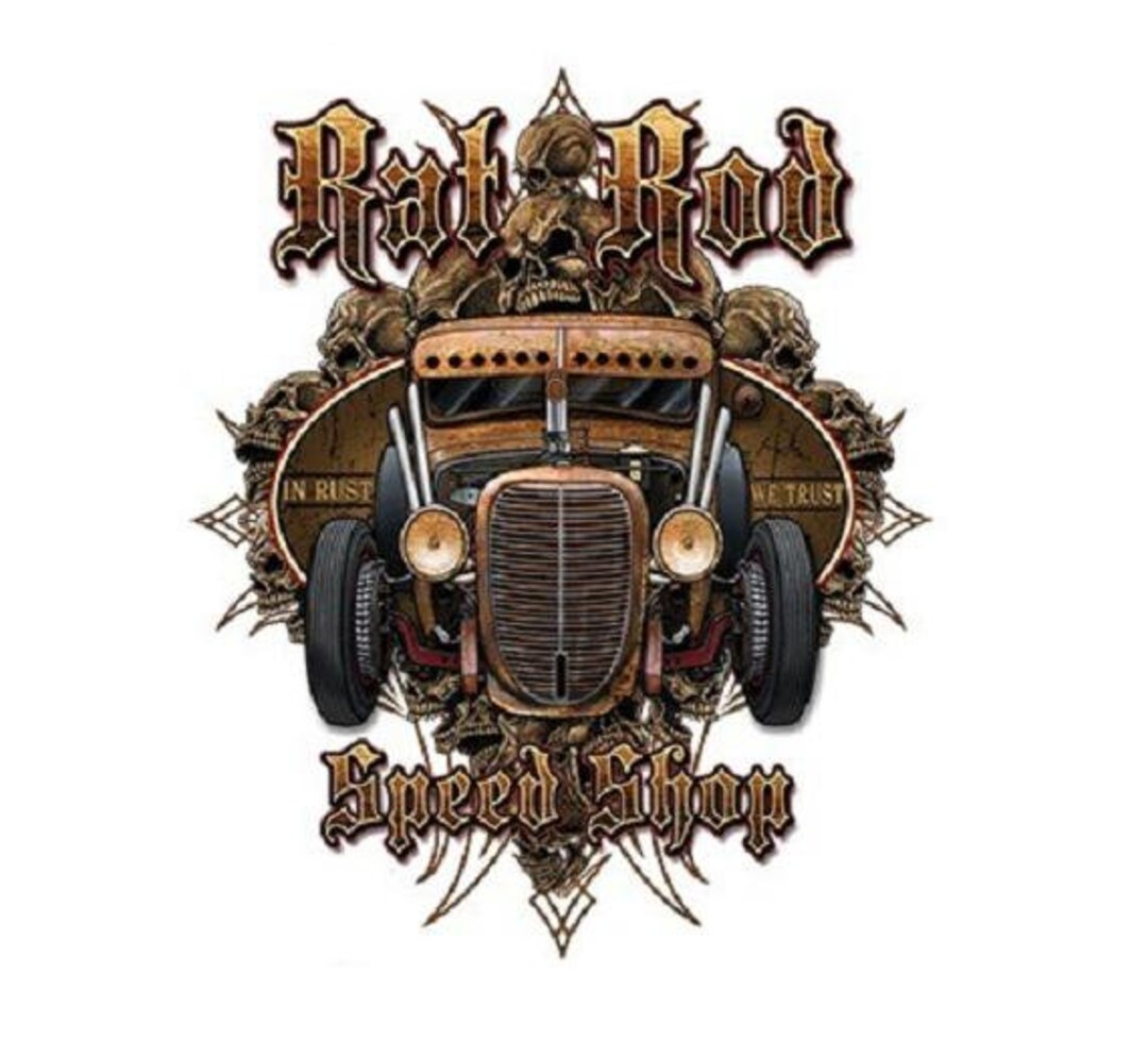 Rat Rod Speed Shop Workshirt Hot Rod Short Sleeve Sizes S-XXXL - Etsy