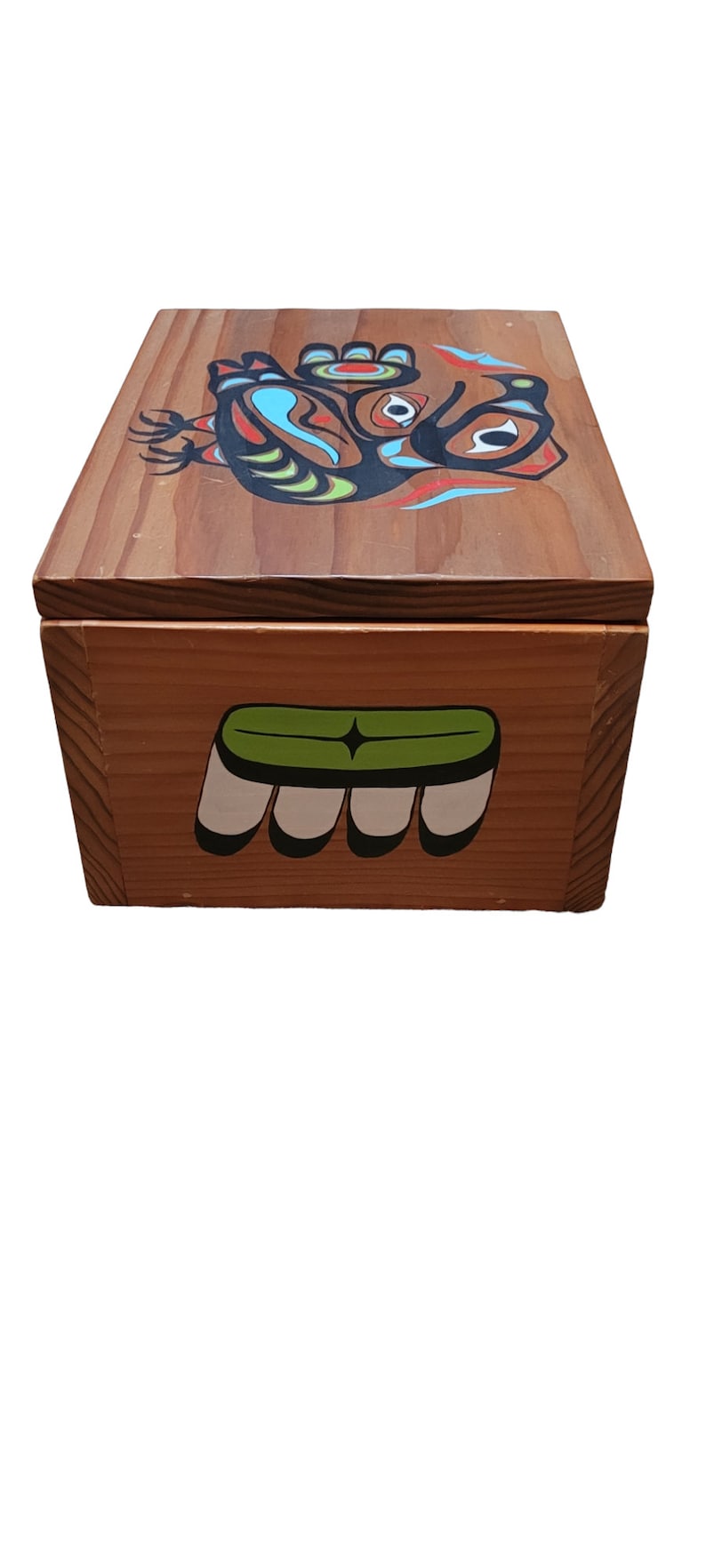 Native American Painted Box - Etsy