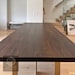 Charcoal Walnut Brass Trio Table - Etsy