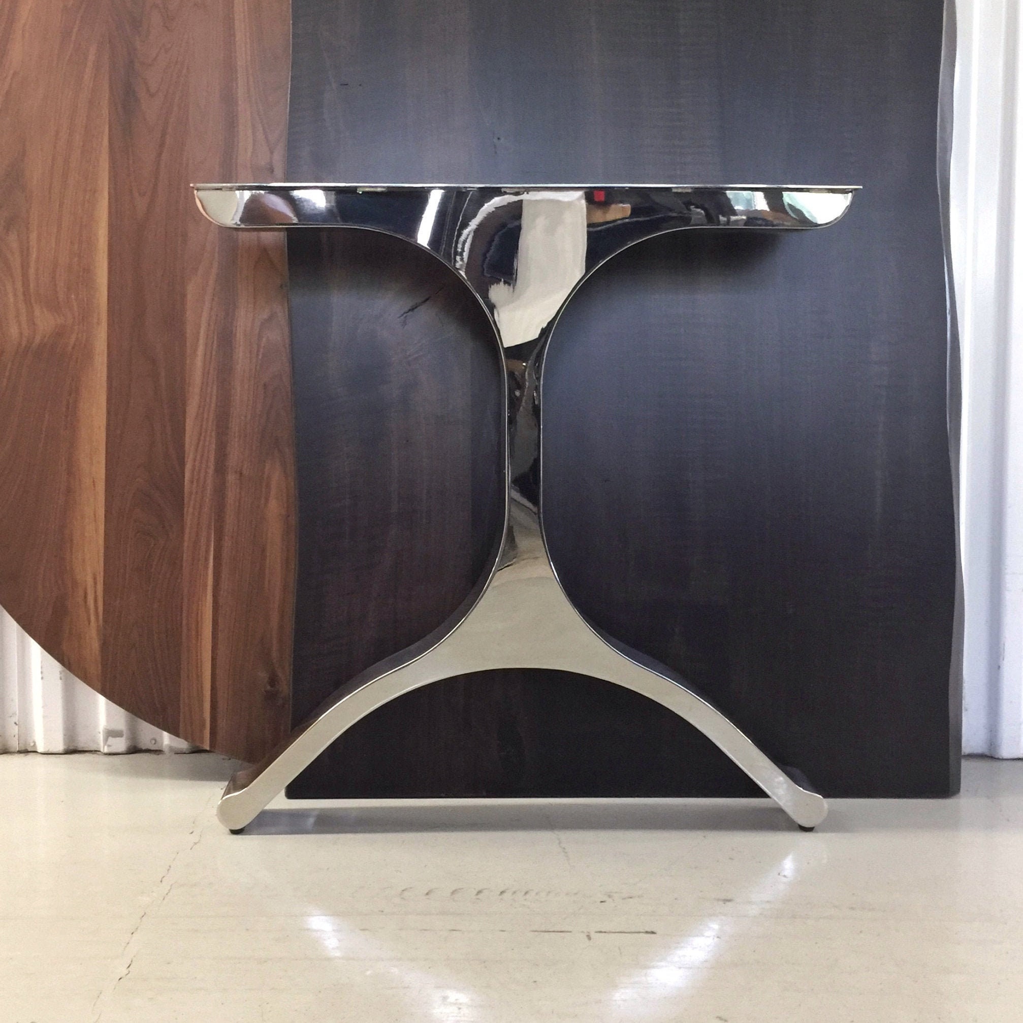 The Y Shape Wishbone Chrome Table Legs Shiny Legs Mirror - Etsy