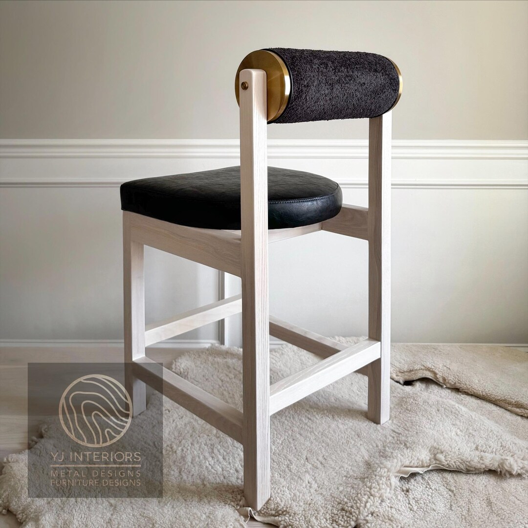 Rody Counter Bolster Chair Bar Stools (luxe Edition) - Etsy