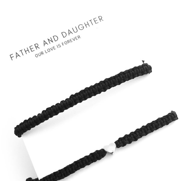 Daughter and Father Bracelet - Etsy