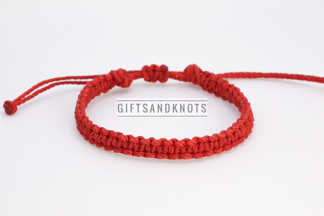 Red Braided Macrame Bracelets: Bulk Orders & Wholesale - Etsy