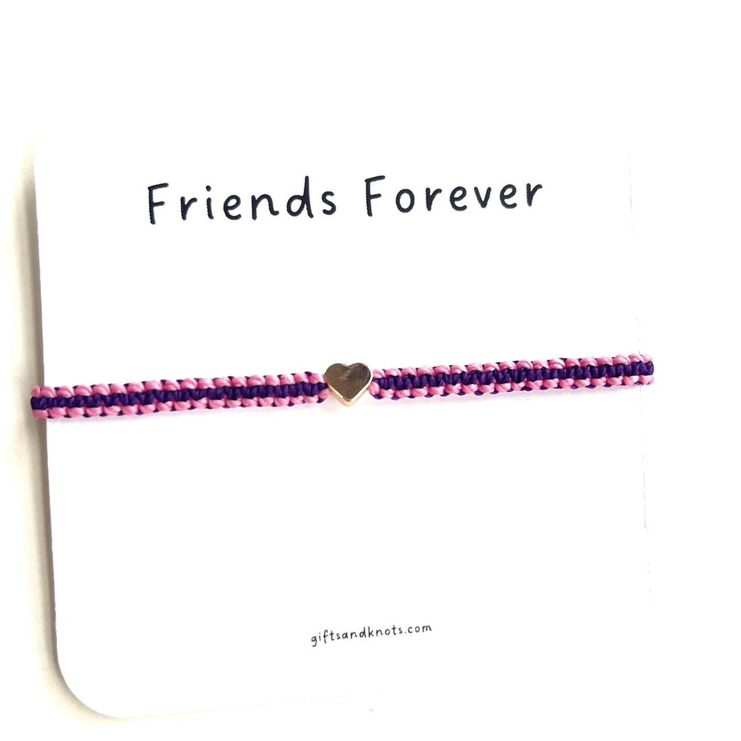 Valentines Day Heart Friendship Bracelet Gifts for Adults and Kids - Etsy