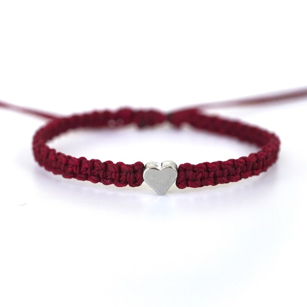 Burgundy Bracelet - Etsy