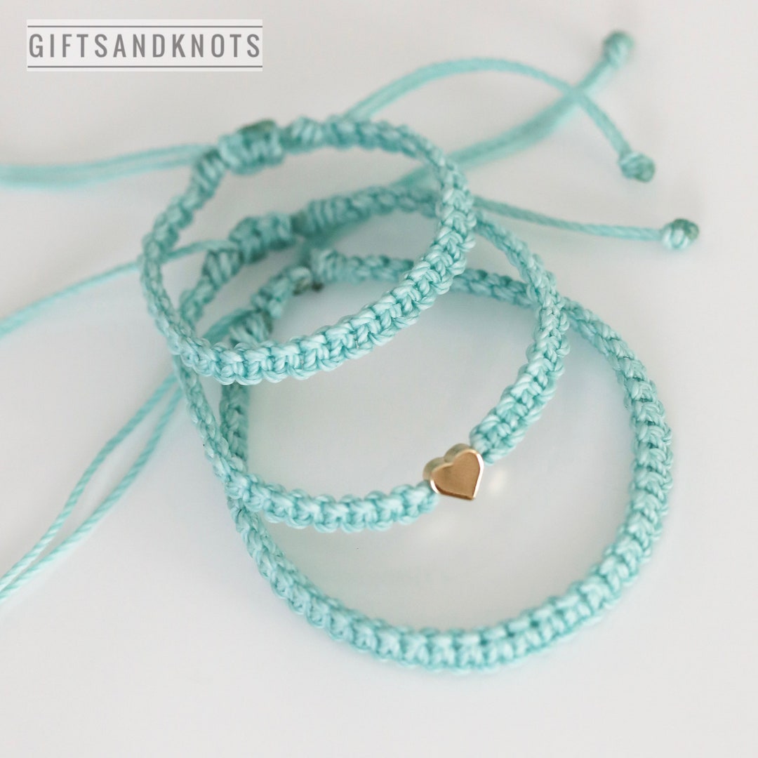 Family Mint Matching Bracelets - Etsy