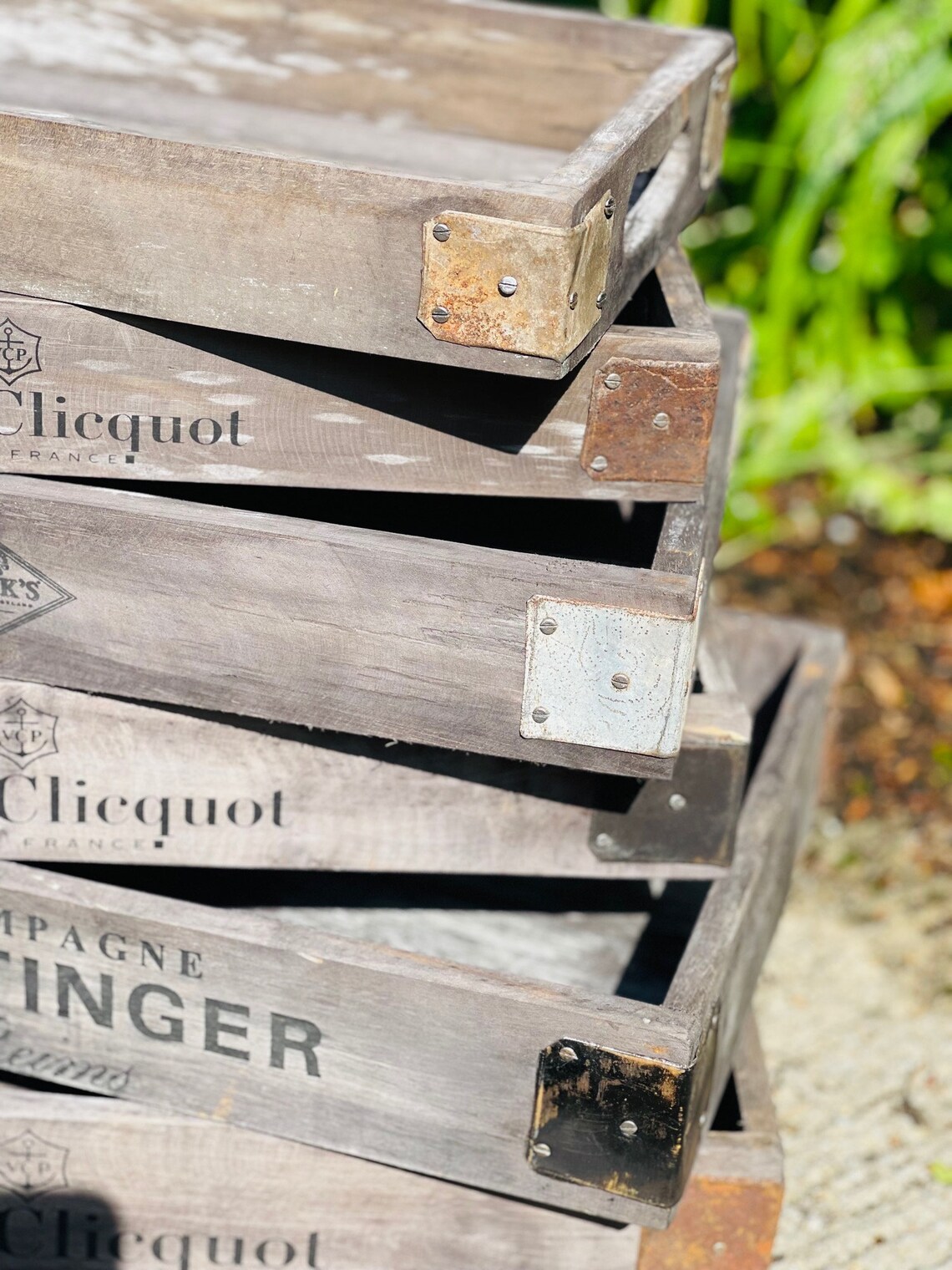 Rustic Grey Trays - Etsy UK