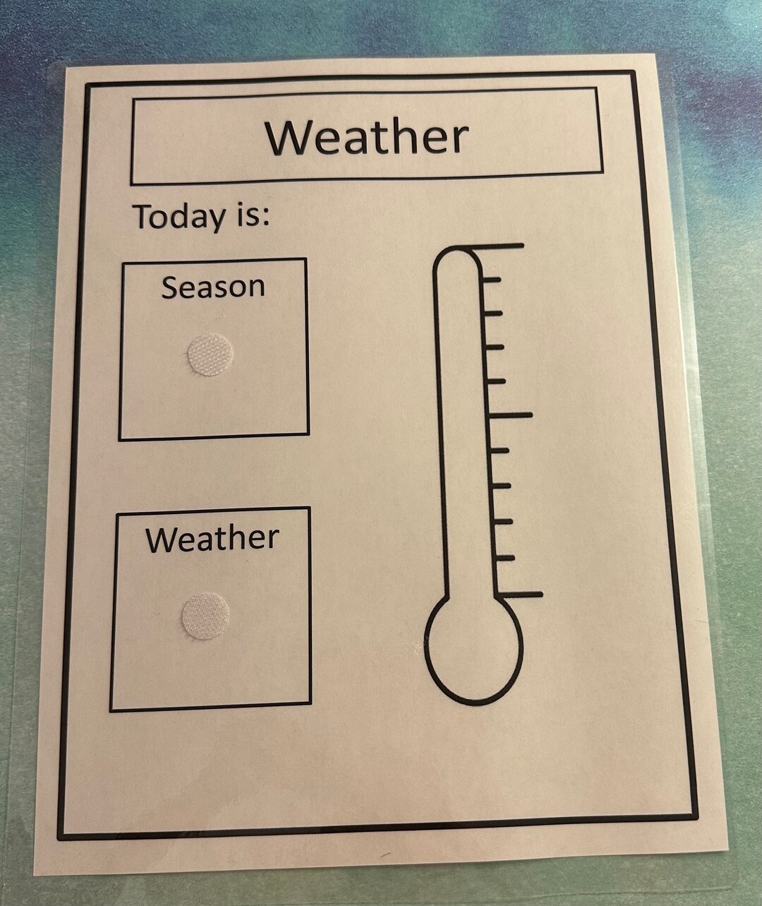 Weather Worksheet-learn the Weather - Etsy