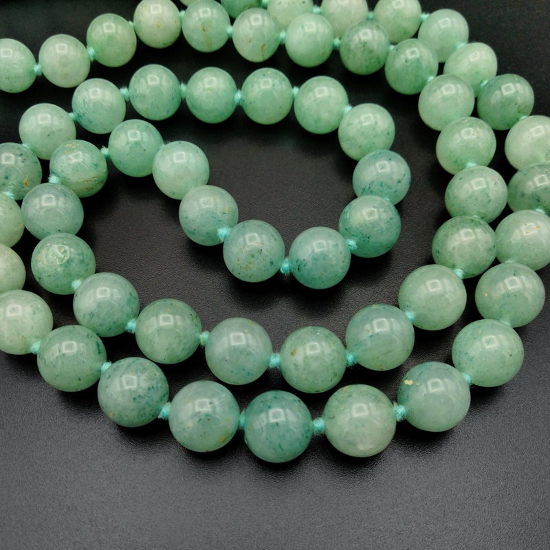 Jade Bead Necklace - Etsy