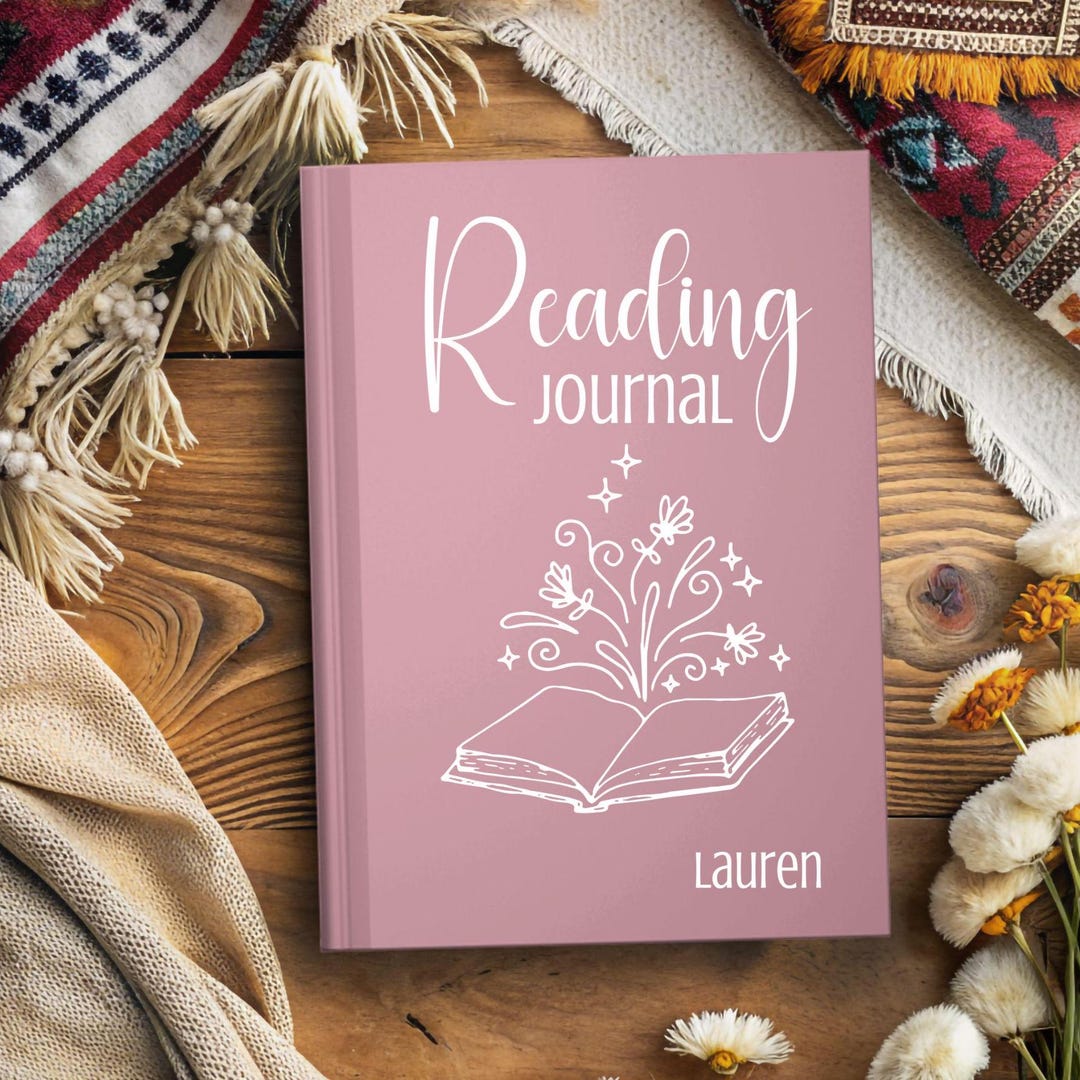 Personalized Reading Journal, Reading Tracker, Reading Log Custom ...