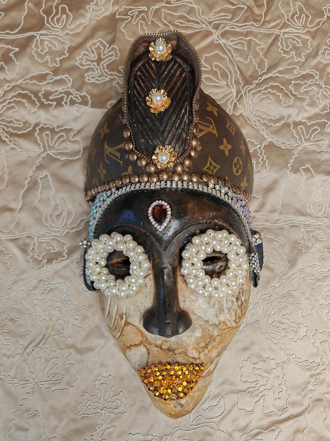 Handmade by Artist One-of-a-kind Jewelled Mask - Etsy