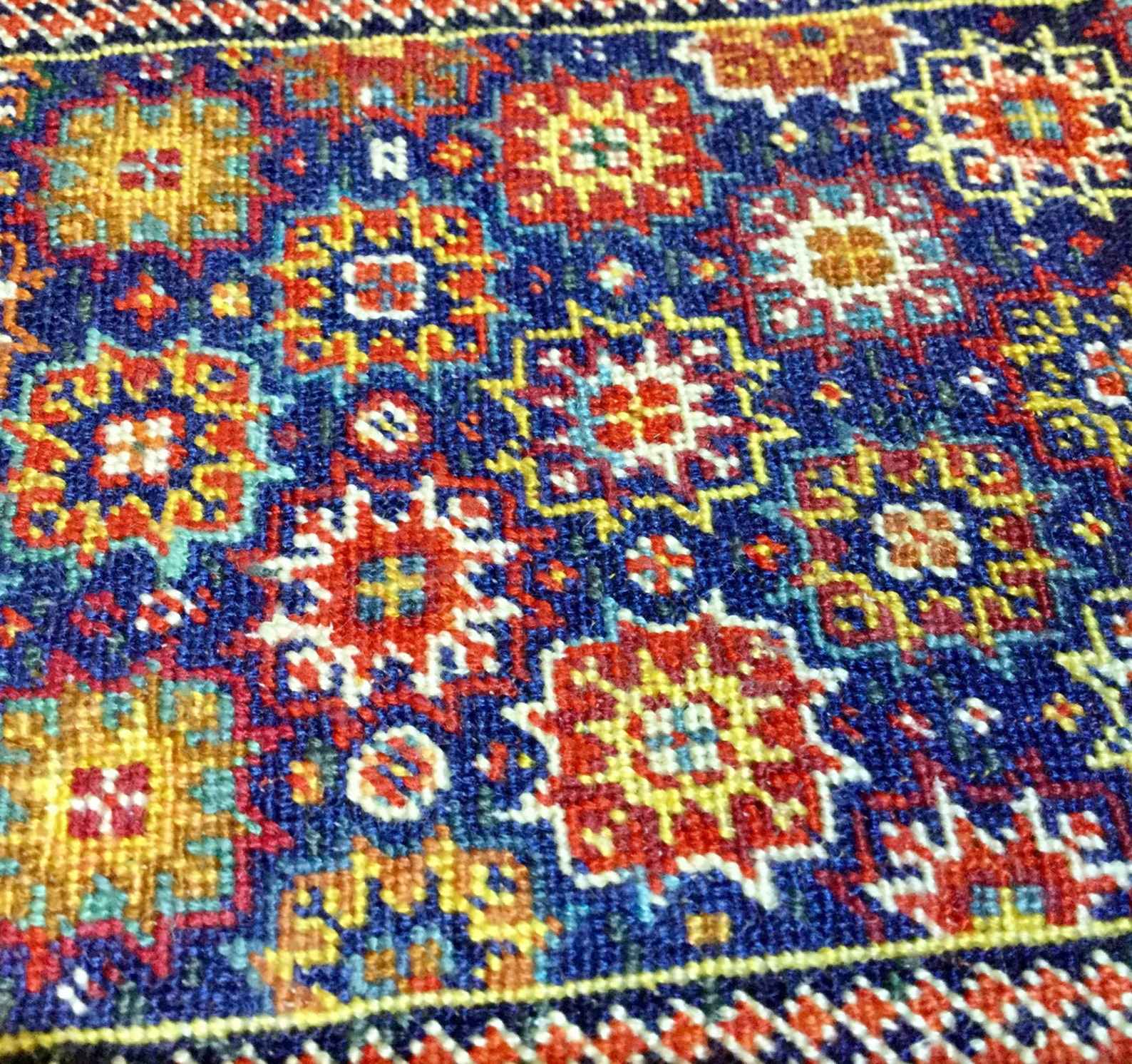 Miniature Rug for Dollhouse Embroidered With a Small Stitch - Etsy UK