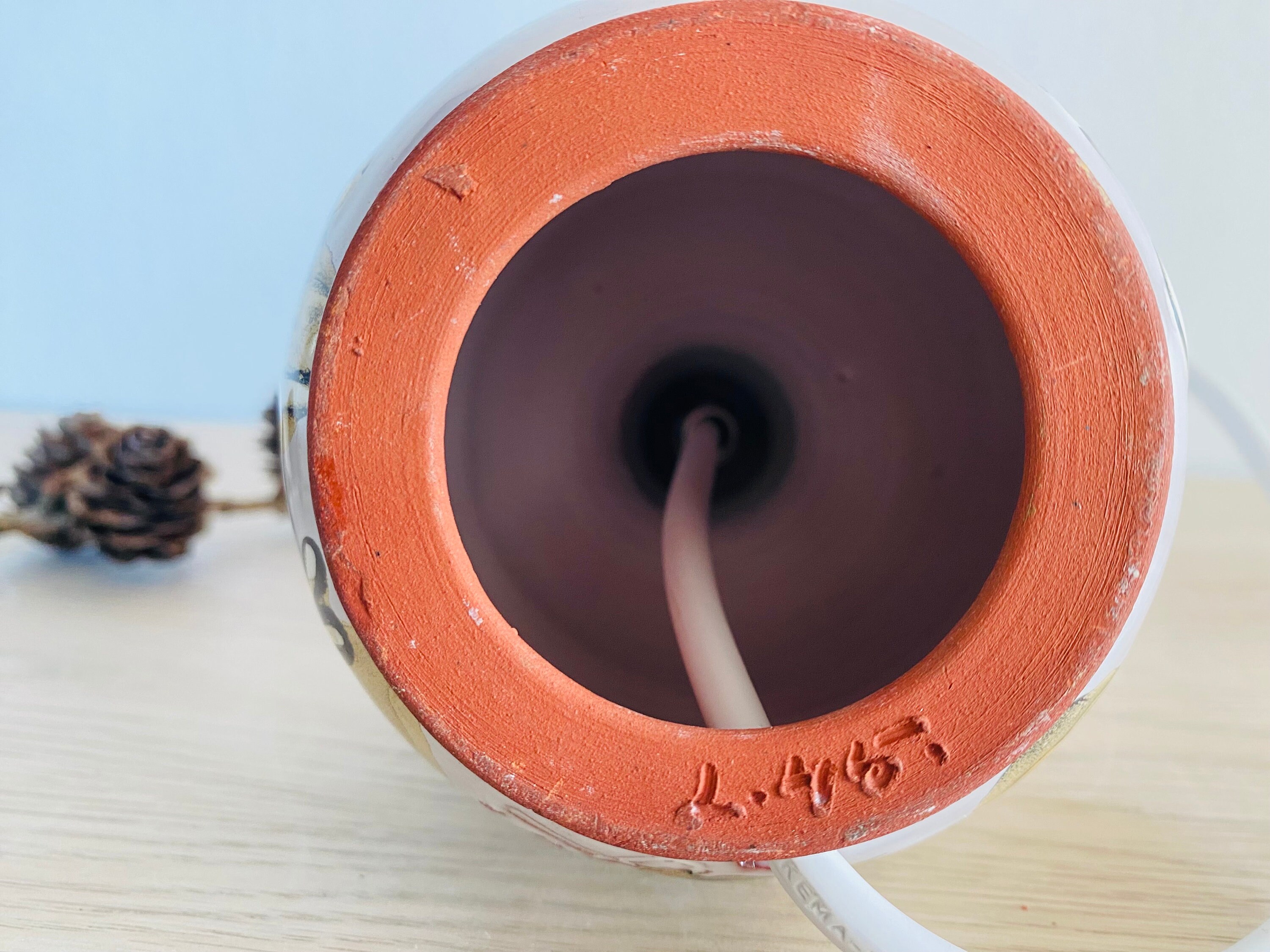 Vintage Ceramic Lamp Base 1980s Sweden - Etsy