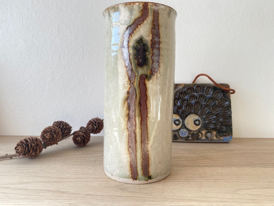 Vintage Mid Century Stoneware Vase Form Anne Stougaard and Peter ...