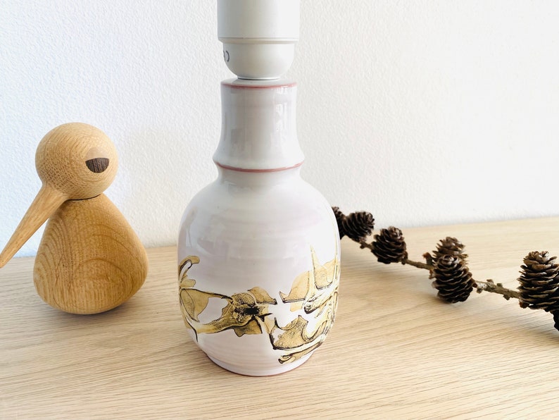 Vintage Ceramic Lamp Base 1980s Sweden - Etsy