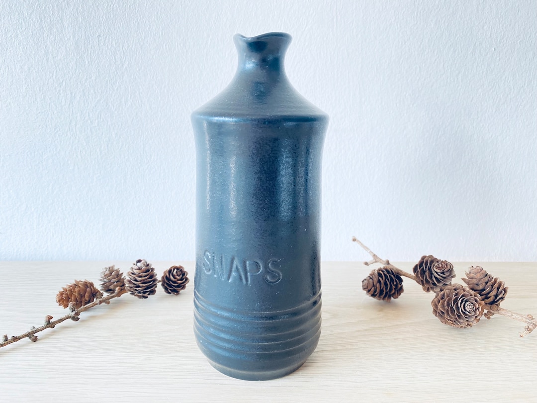 Swedish Vintage Stoneware SNAPS Bottle // Schnapps Bottle From Skottorp ...