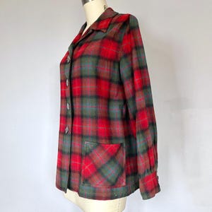 1960s Pendleton 49er Jacket Vintage 60's Wool Jacket Plaid Wool Jacket ...