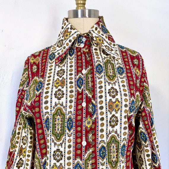 70s prairie blouse - Gem