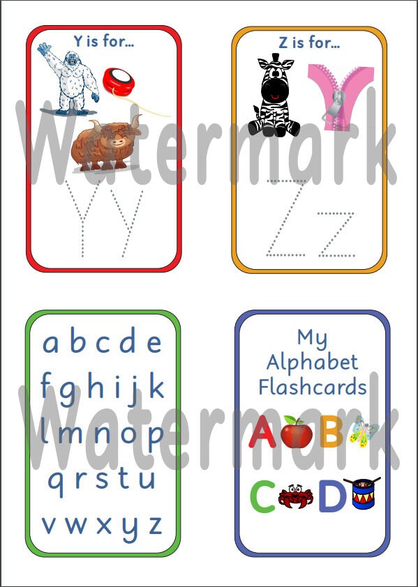 ABC Letter Learning | Childrens ABC Flashcards | ABC Printable ...