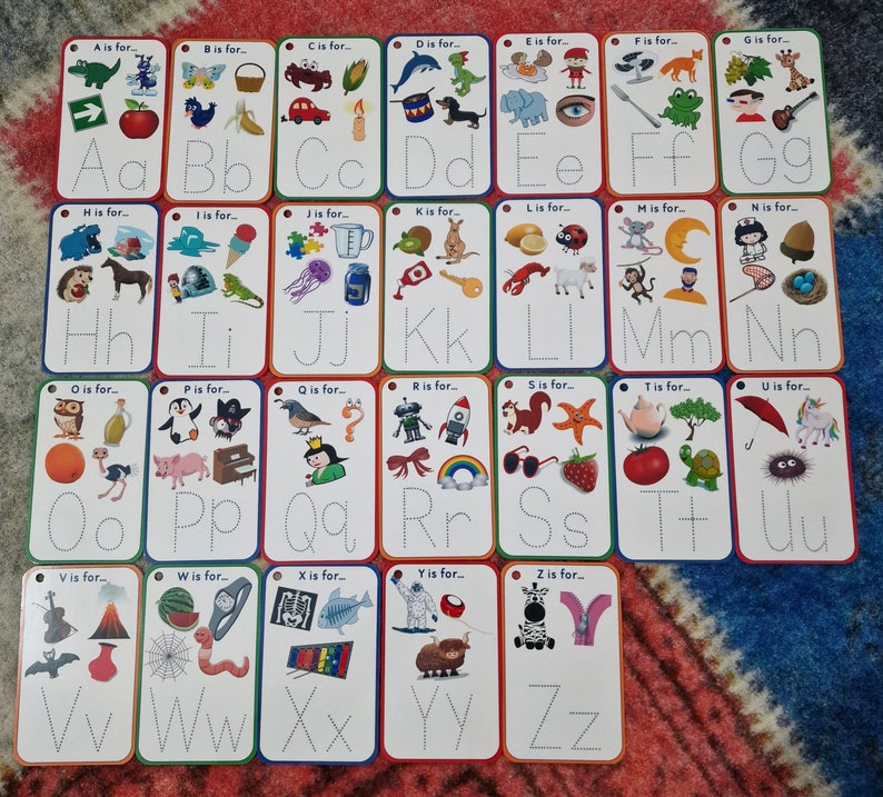 ABC Letter Learning | Childrens ABC Flashcards | ABC Printable ...