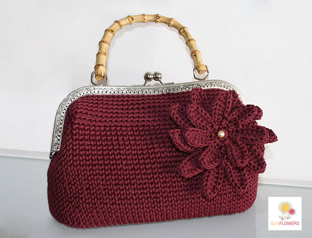 Bag Closing Click Clac Handmade Crochet, Gift Idea - Etsy