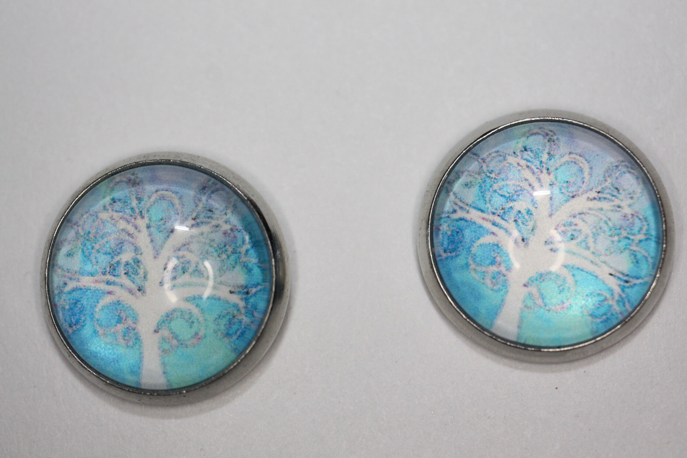 Spiritual Tree/ Tree of Knowledge /world Tree/glass Stud Cabochon ...
