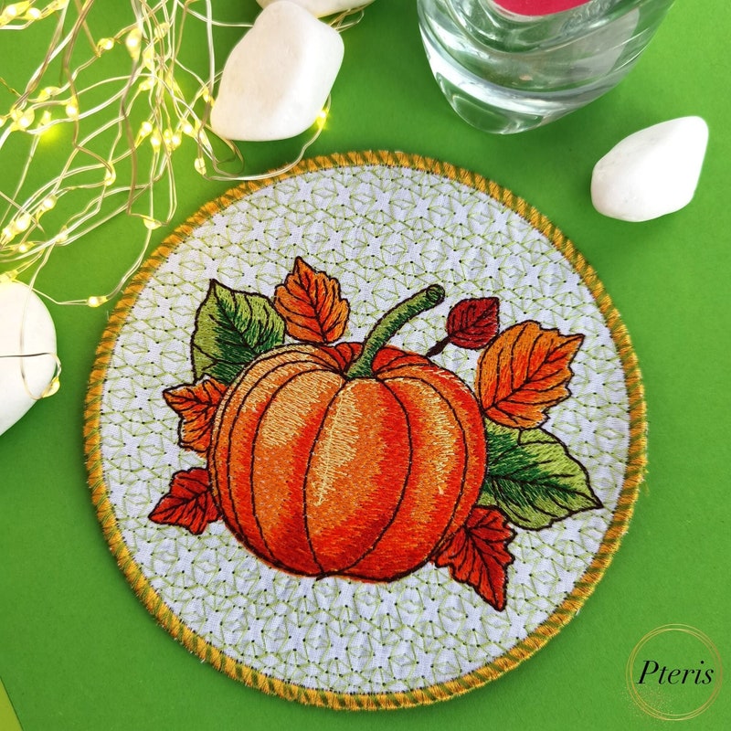 Fall Mug Rug - Etsy
