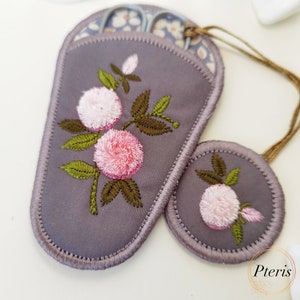 Scissor Case With Roses Fluffy Fringe Machine Embroidery Design - ITH ...