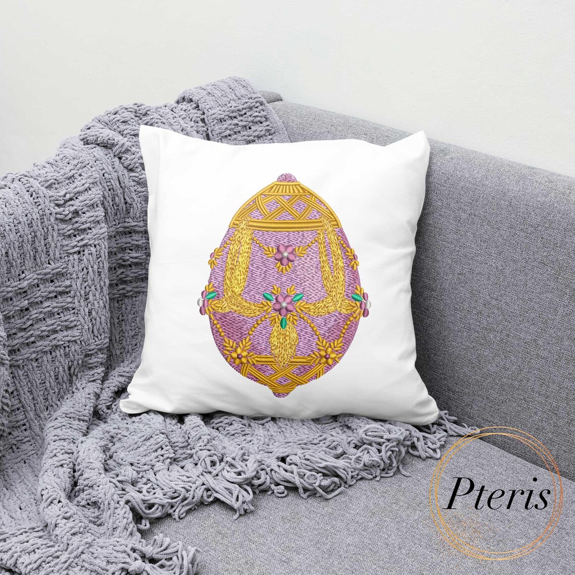 Lilac Easter Egg Machine Embroidery Design, 3 Sizes for Hoops 5x7 - Etsy