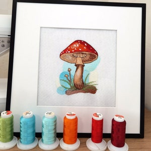 Mushroom Machine Embroidery Design. Embroidery Pattern Home and ...