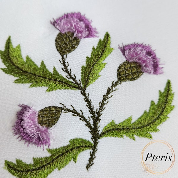 Thistle Embroidery Pattern - Etsy