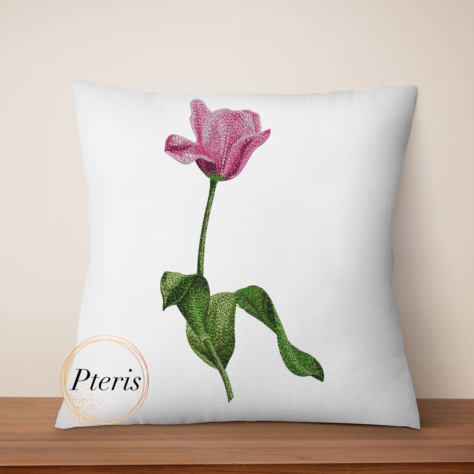 Tulip Machine Embroidery Design for Home and Clothing Decor 3 Sizes - Etsy