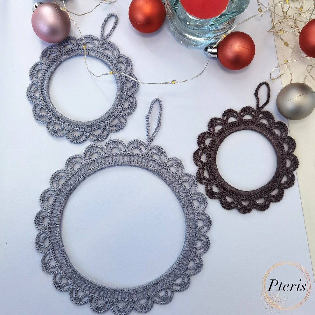 Crochet Style Frame in the Hoop Machine Embroidery Design - Set of 5 ...