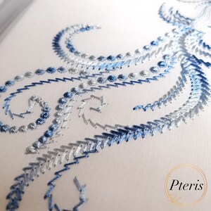 Bird With a Beautiful Flying Feather Machine Embroidery Design - Etsy