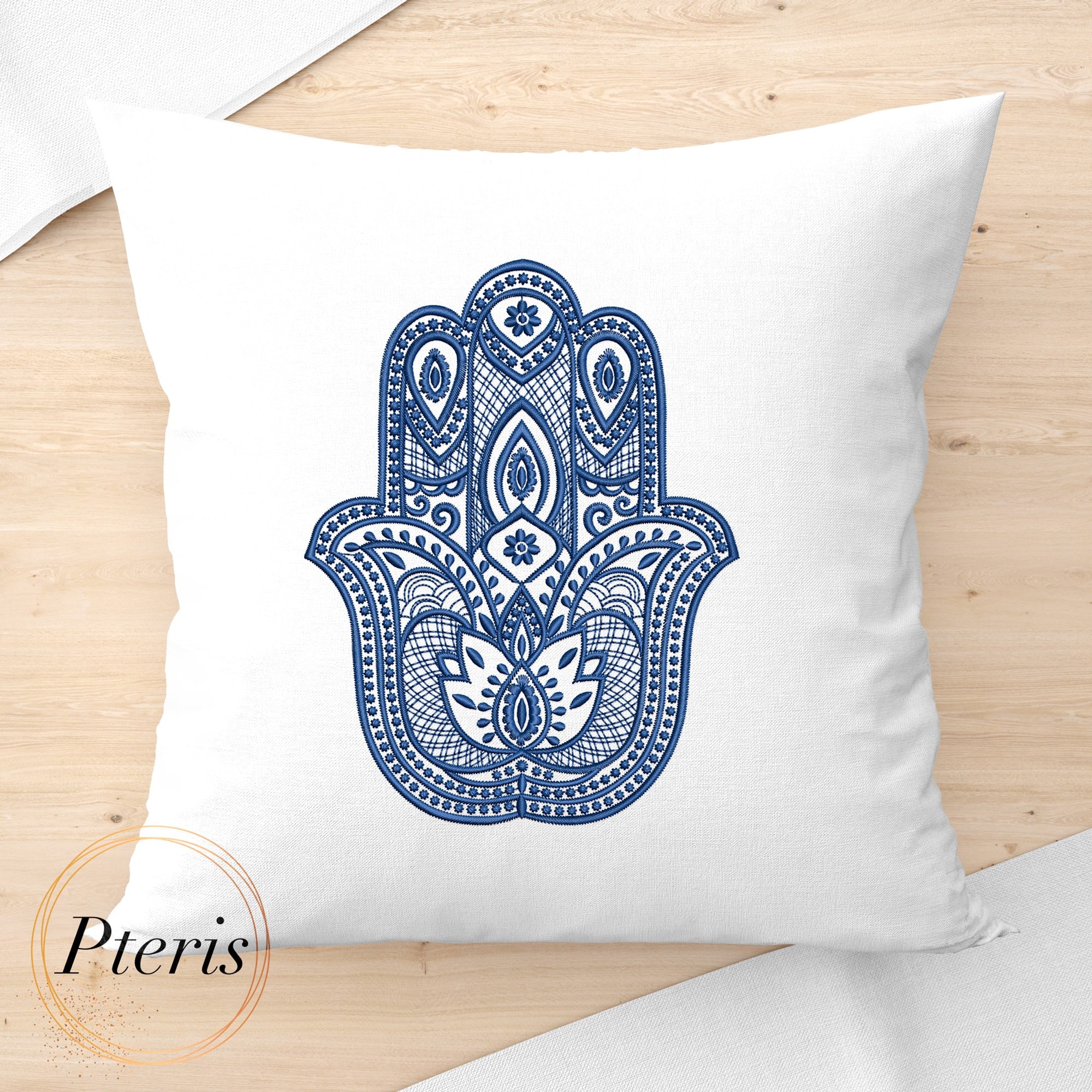 Hamsa Hand of Fatima Machine Embroidery Design 4 Sizes - Etsy