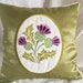 Thistle Flower Fluffy Fringed Thread Velvet Machine Embroidery Design ...