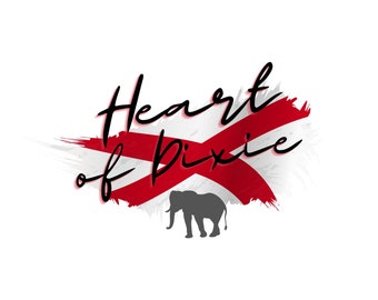 Heart of Dixie - Etsy