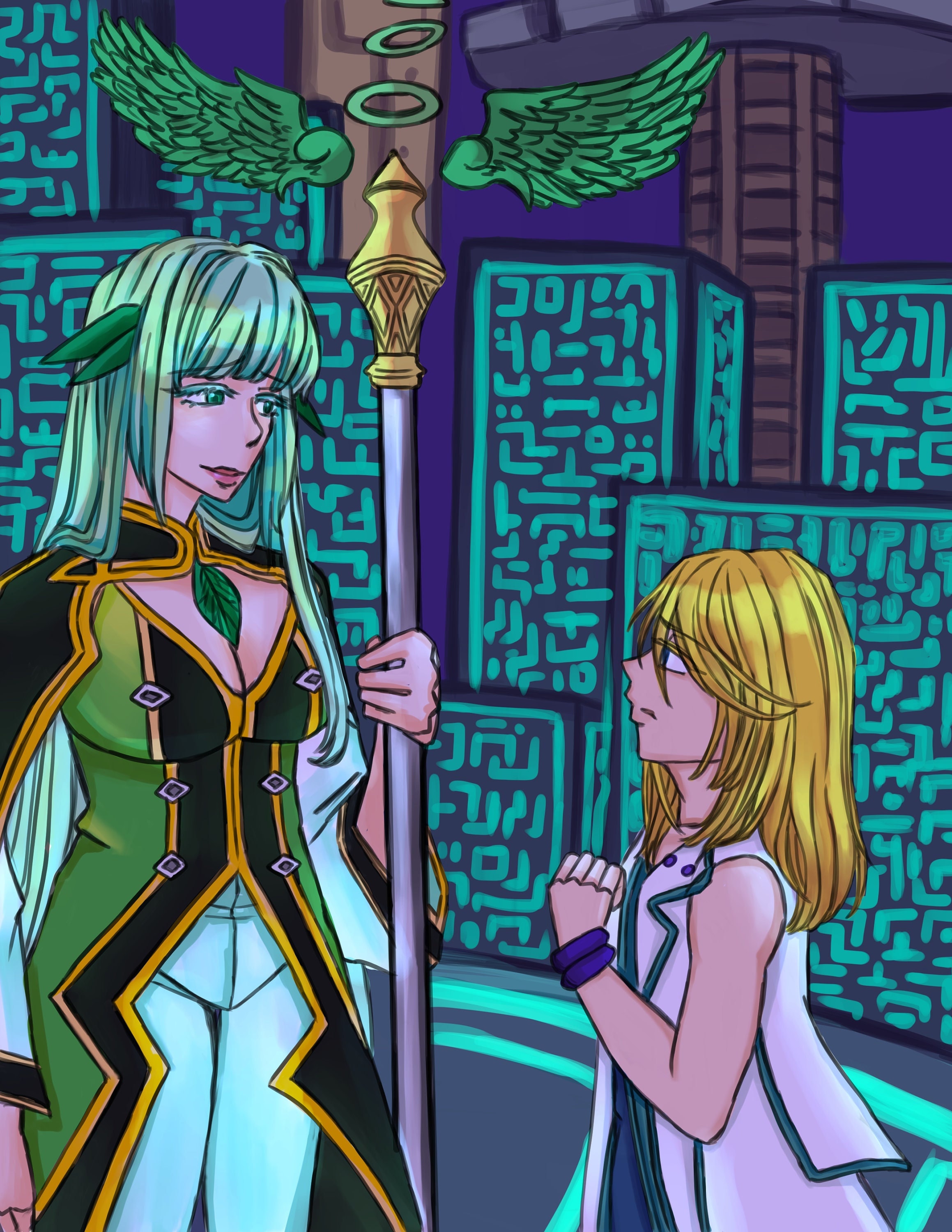 Tales of Symphonia Print Mithos and Martel - Etsy