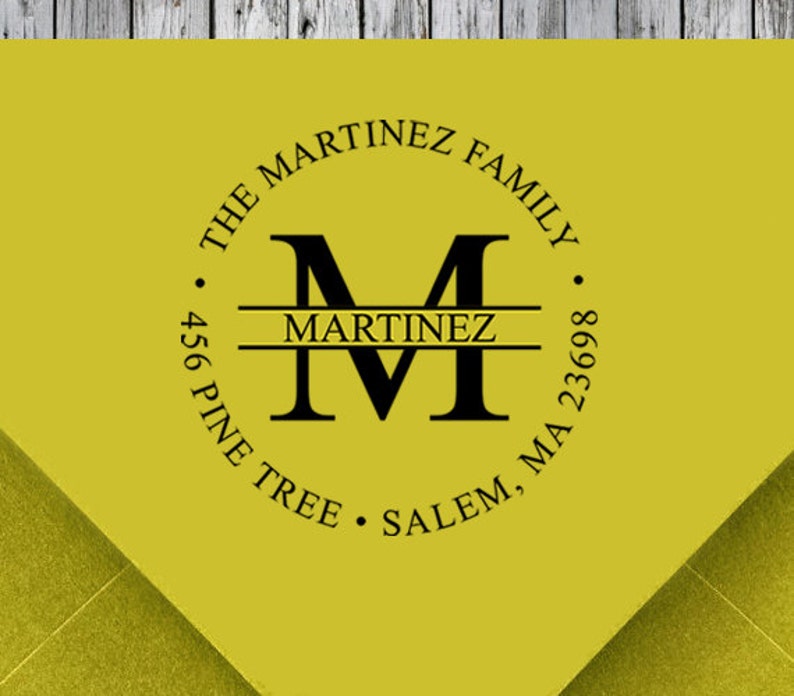 Self Inking Address Stamp Custom Rubber Stamp Return Address - Etsy