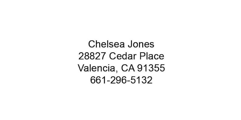 Custom Address Stamp Self Inking Address Stamp Return | Etsy