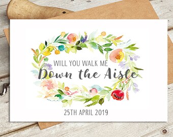 Walk me down aisle | Etsy