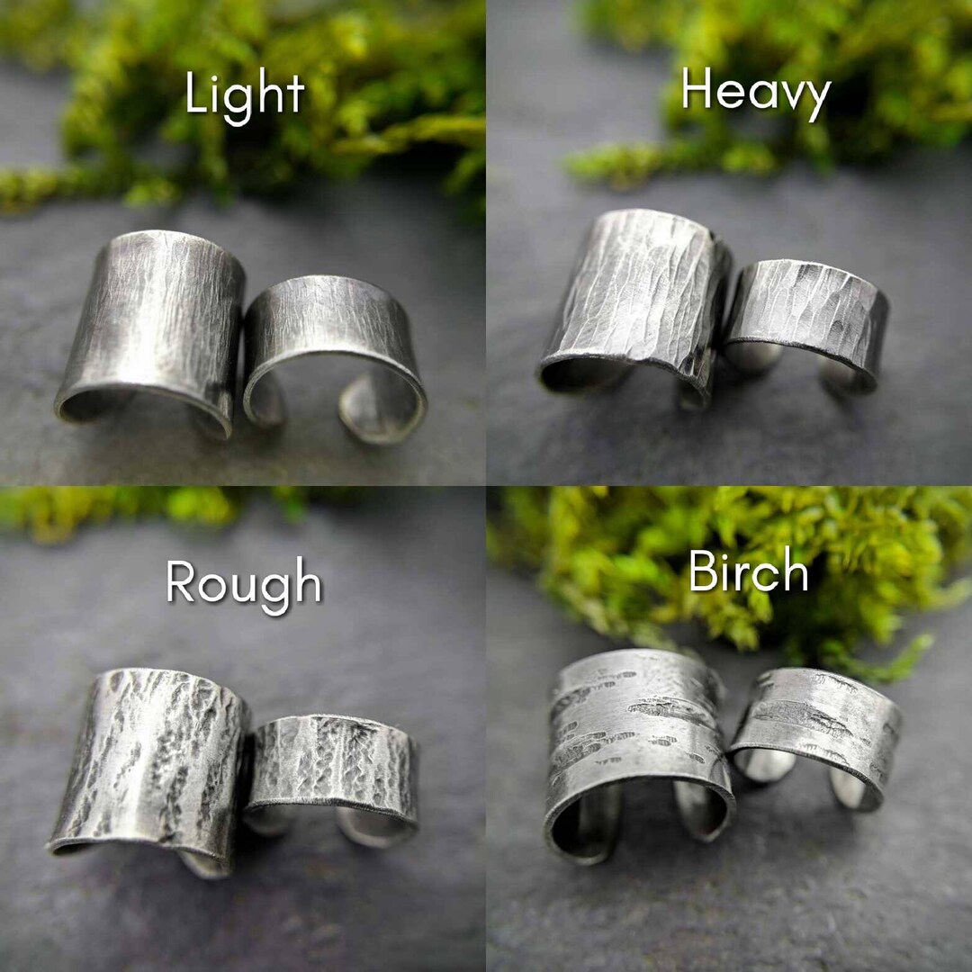 Lower Helix Ear Cuff for Non-pierced Ears, Available in 4 Tree Bark ...