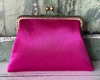 Fuchsia Clutch - Etsy