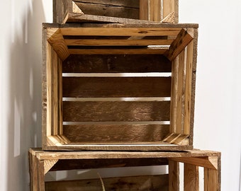 Farmhouse Rustic Crates - Etsy